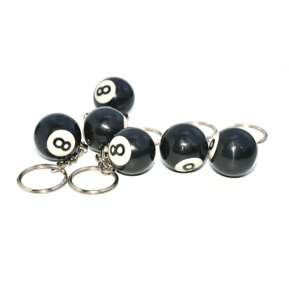 New-Simple-Niche-Fashion-Creative-Trend-Billiard-Keychain-Pool-Key-Ring ...