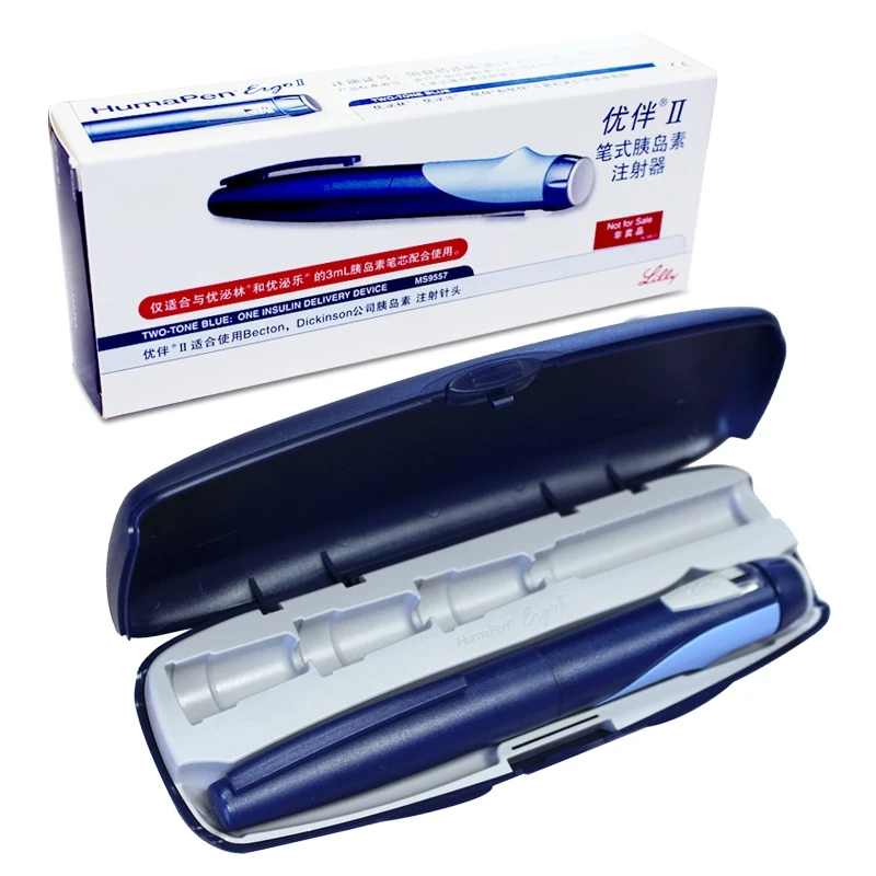 Portable-Lilly-Huma-lancing-Pen-Ergo-2-syringe-Insulin-lancet-Pen-for ...