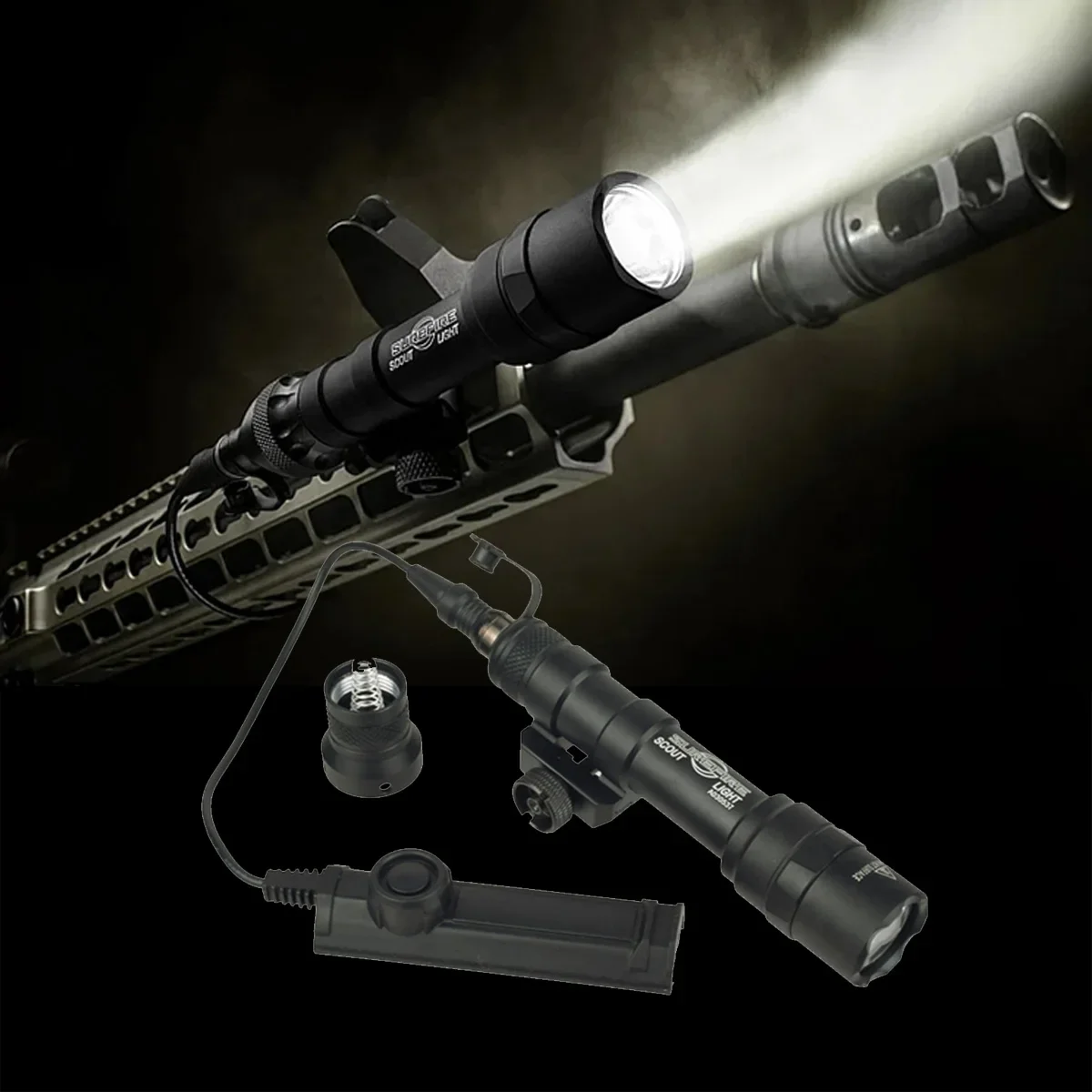 SureFire-M600-M600B-M600V-M600V-IR-Scout-Flashlight-LED-Tatical-Airsoft ...