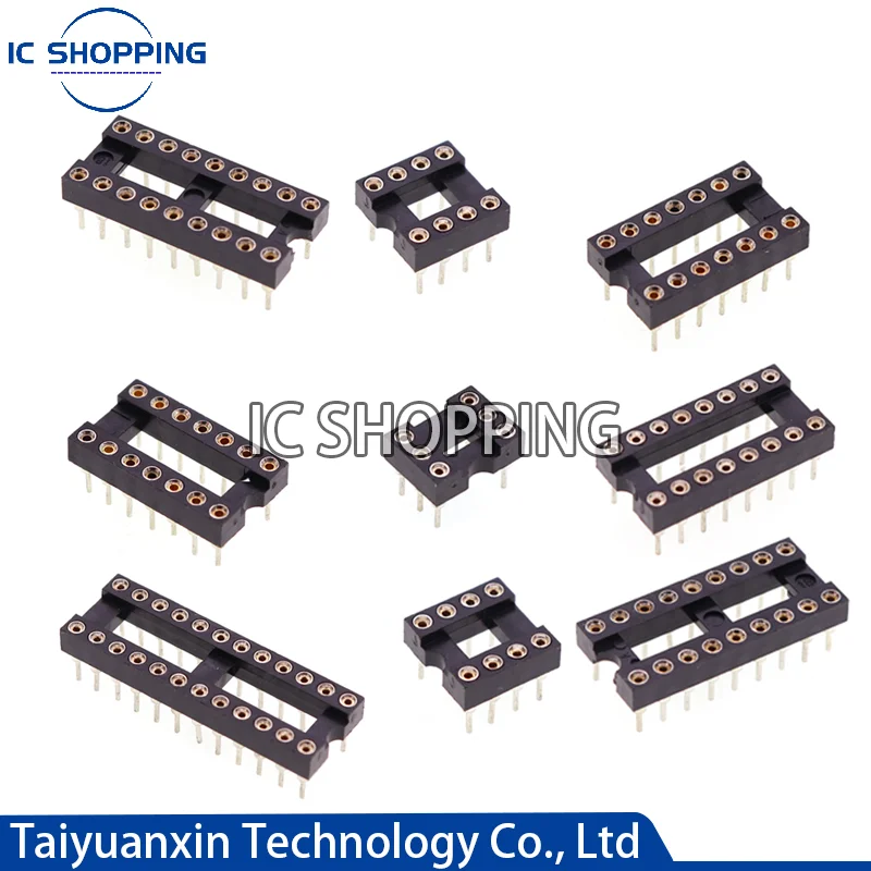 12PCS-80PCS-IC-socket-round-hole-Narrow-Wide-DIP-6-8-14-16-18-20-24.jpg