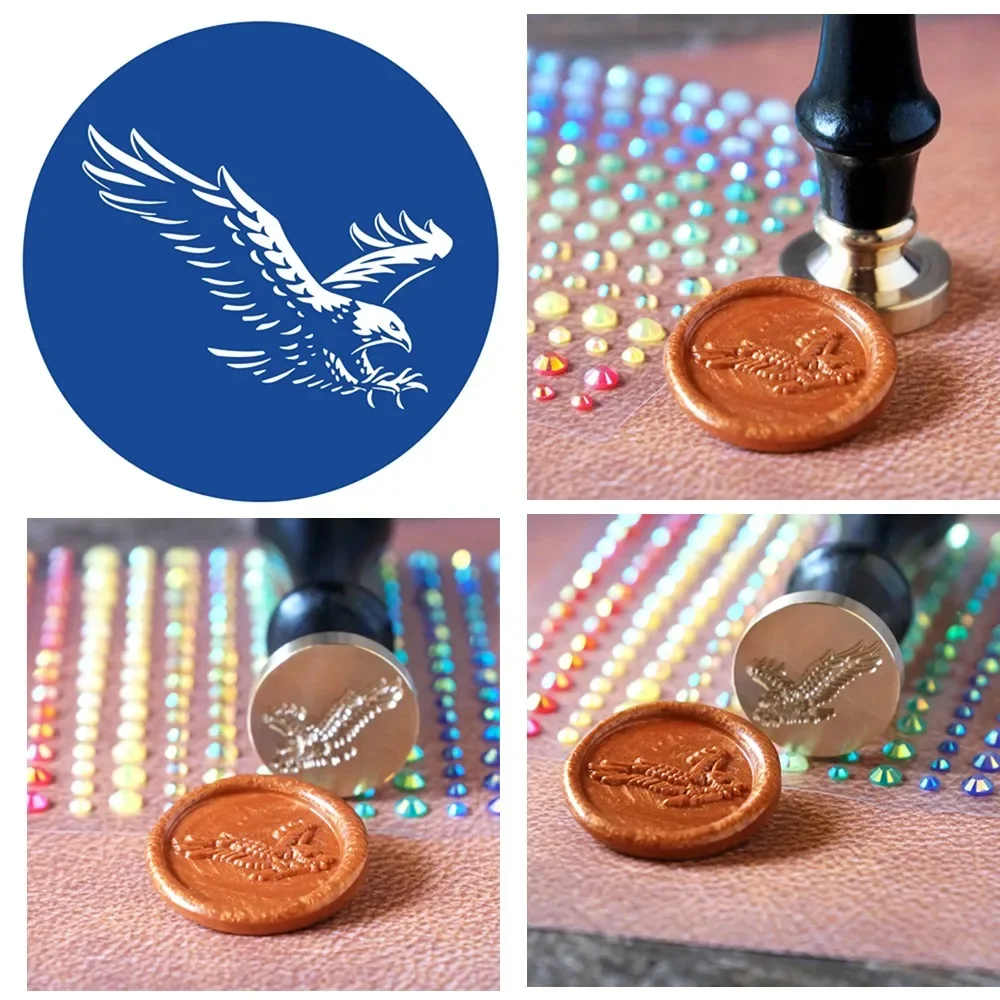 Eagle-WAX-SEAL-STAMP-FROM-SEALED-Wax-Seal-Stamp-wooden-handle-Scrapbook ...
