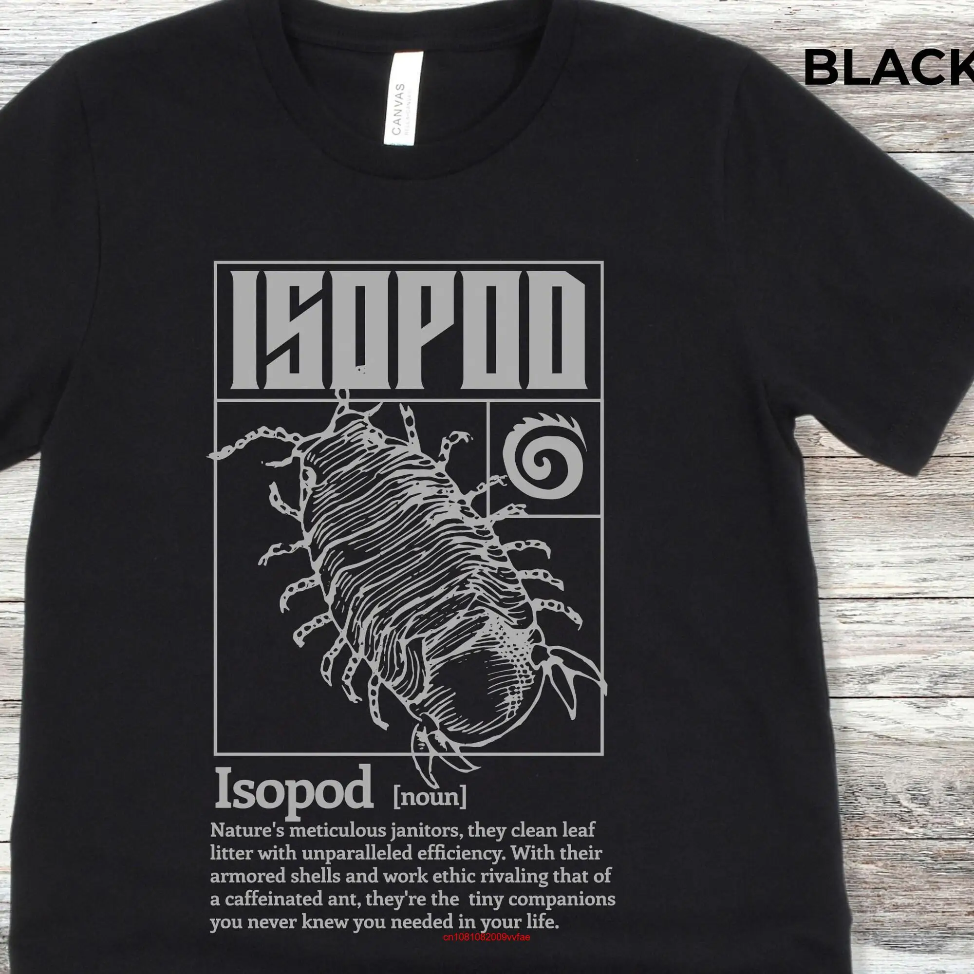 Isopod-T-Shirt-Insect-Pill-Bug-Bugs-Lover-Funny-Weird-Crazy-Entomology ...