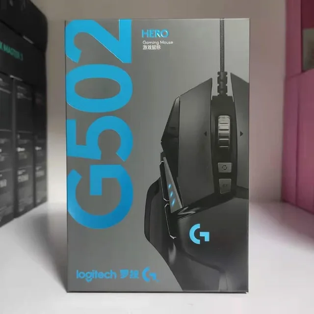 로지텍 G502 HERO 라이트스피드 무선 게이밍 마우스, 무선 2.4GHz HERO 16000DPI RGB, e 스포츠 ...