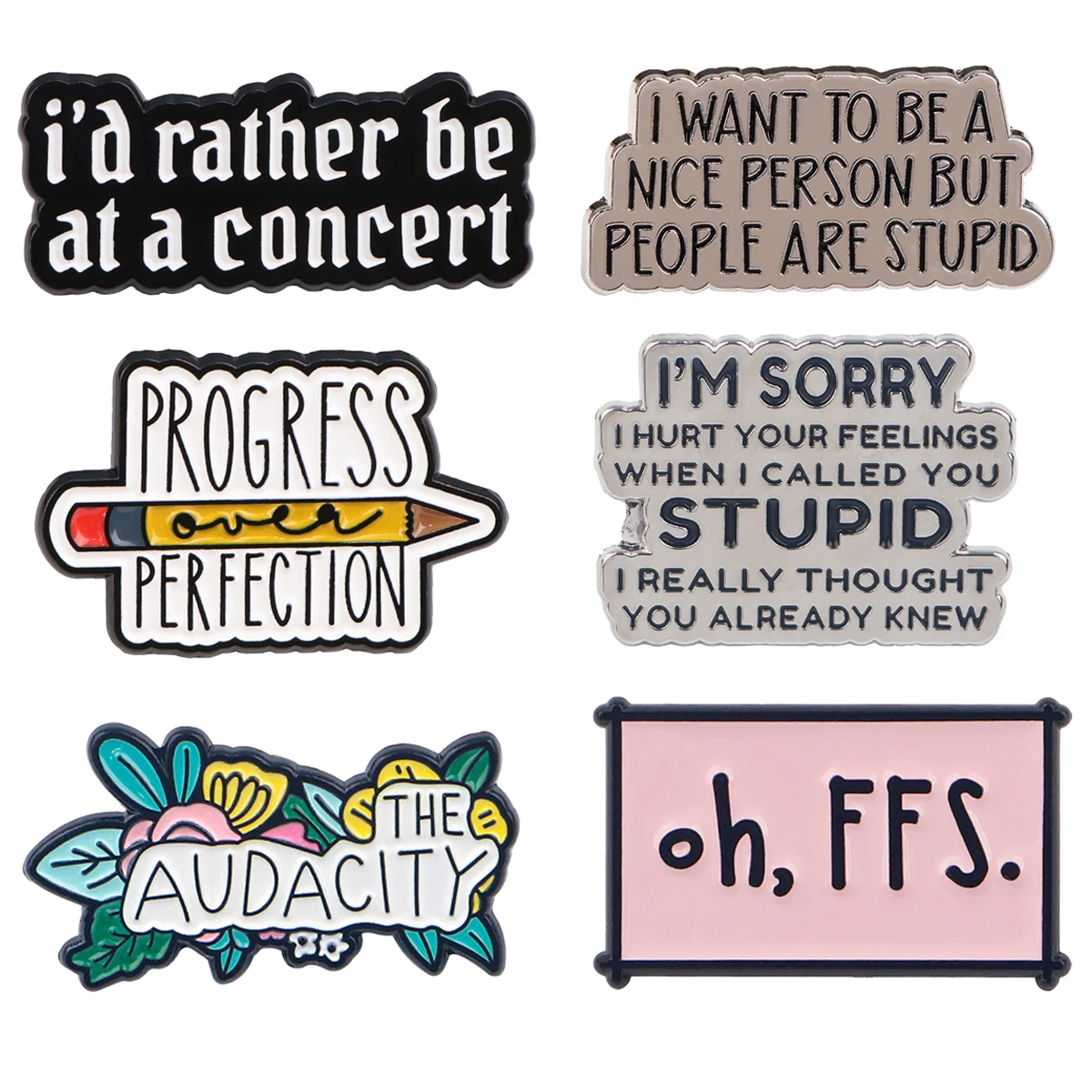 Funny-Quotes-Enamel-Pins-Women-s-Brooches-Men-Lapel-Pins-Encouragement ...