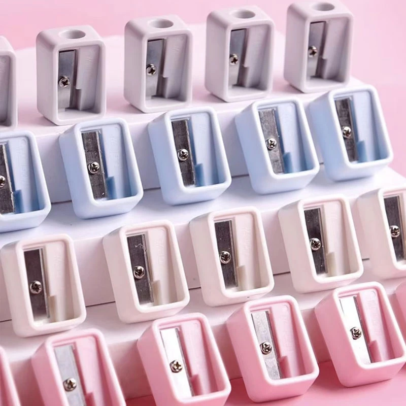 6PCS Pencil Sharpener Cute Color Mechanical Special Long Core Lead ...