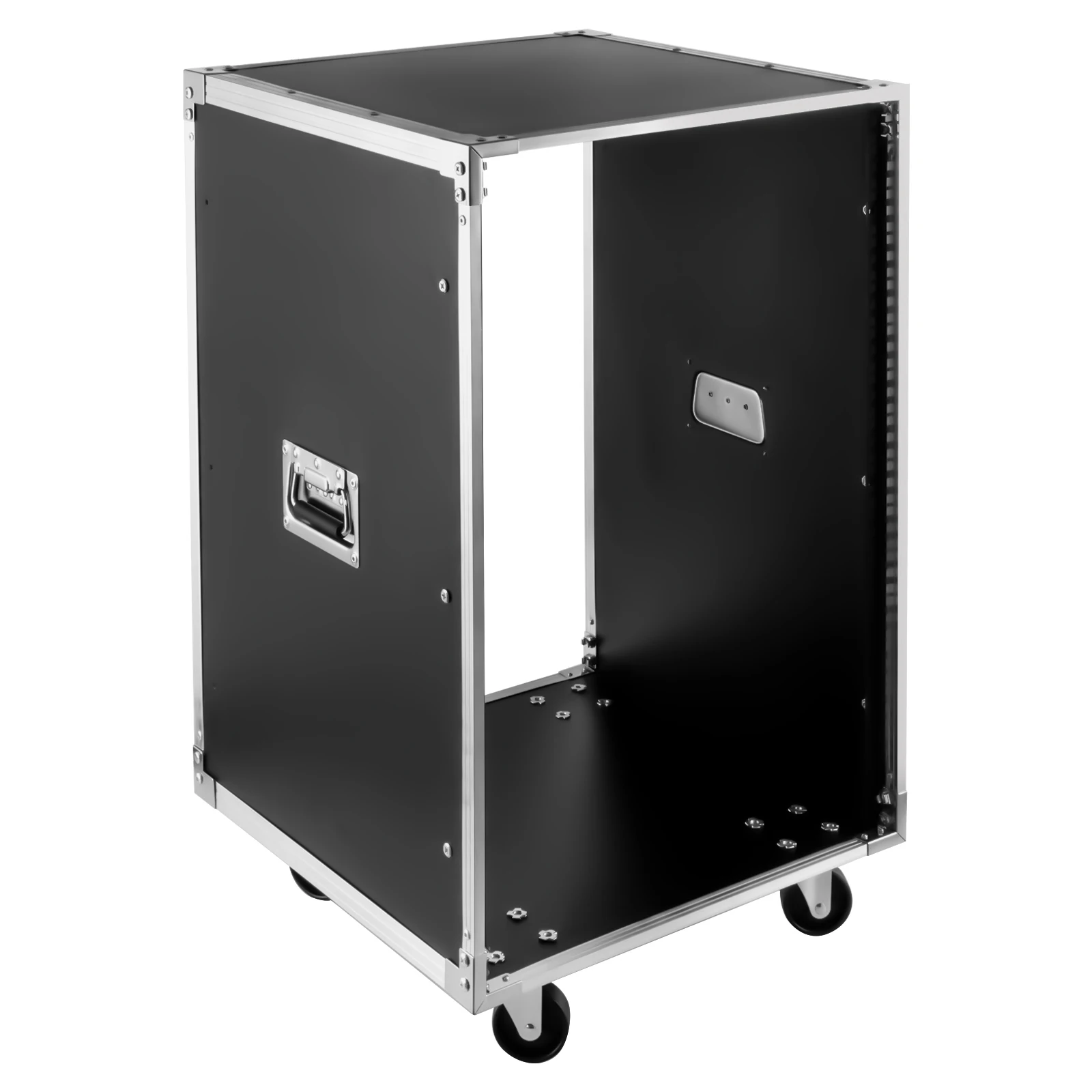 16U-Portable-Rolling-Network-Rack-Top-and-Bottom-Cable-Management-Built ...