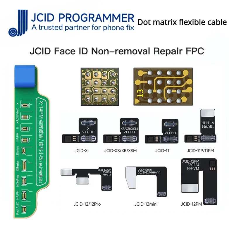 JCID-Cable-Flexible-de-matriz-de-puntos-JC-para-IPhone-Cable-de-lectura ...