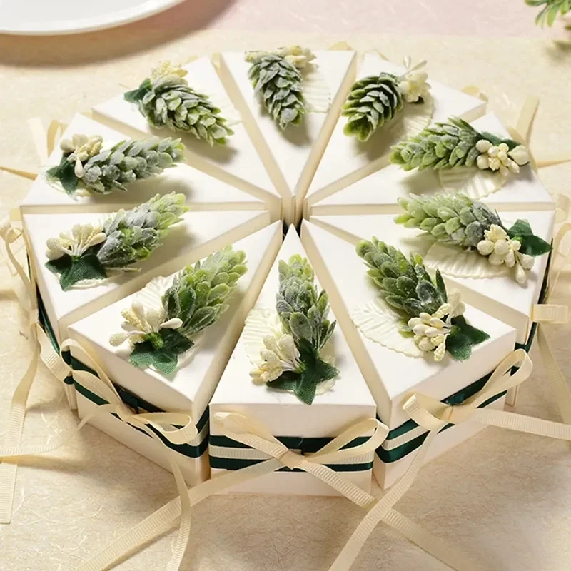 Cajas-de-dulces-en-forma-de-pastel-triangular-10-piezas-Cajas-de-Regalo ...