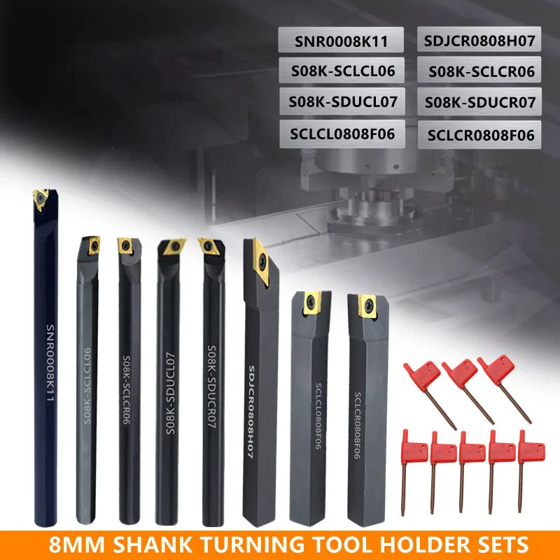 Torno-Turning-Tool-Holder-Boring-Bar-com-inser-es-e-chaves-aplic-veis ...