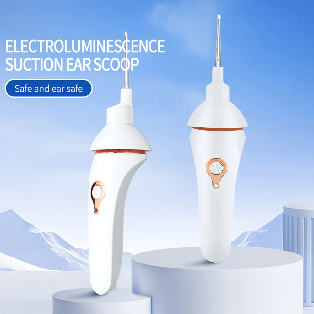 Electric Vacuum Ear Wax Remover Luminous Ear Pick Suction Device Ear ...