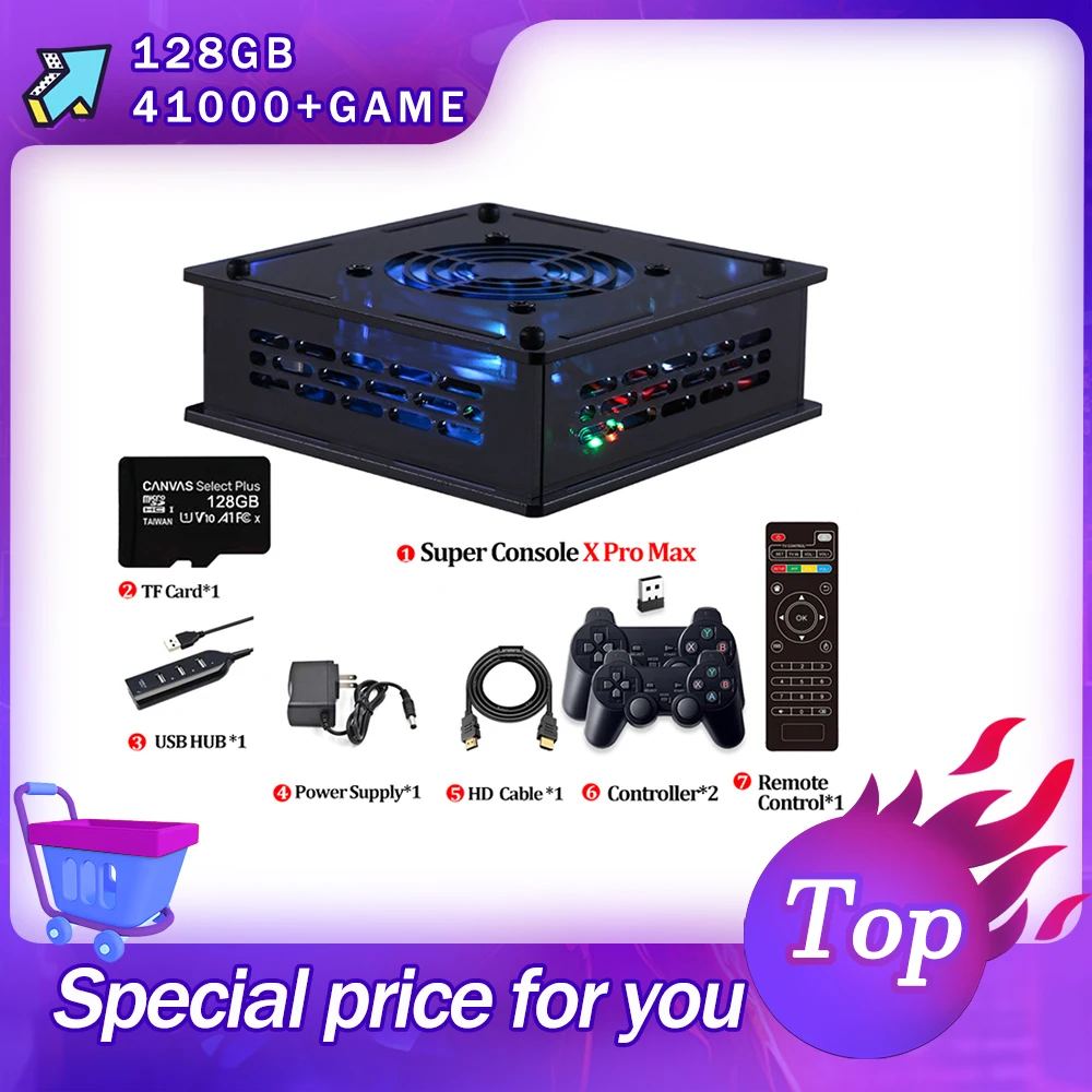 Super-Console-X-Pro-Max-Sistema-Duplo-Console-de-Videogame-HD-4K ...