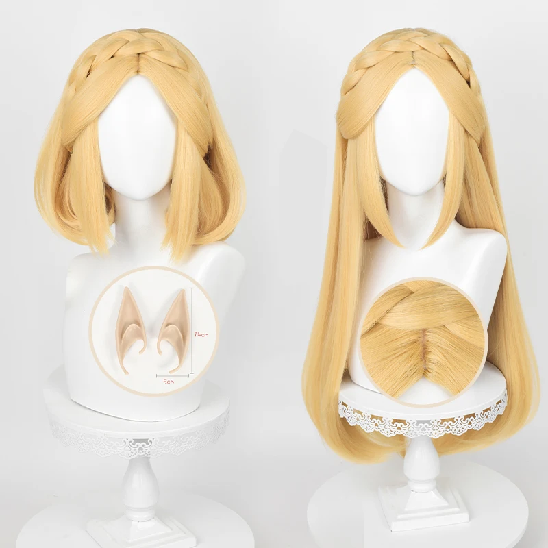 Zelda-Wig-Princess-Cosplay-Wig-35cm-72cm-Golden-Yellow-Braid-Cosplay ...