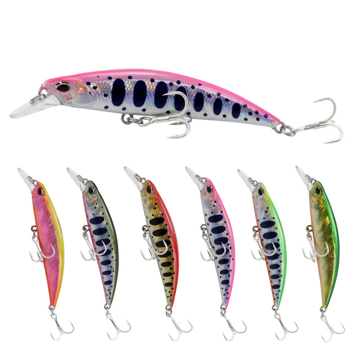 Minnow-Wobbler-RYUKI-80S-Sinking-Trolling-Swimbait-8cm-12g-Fishing-Lure ...