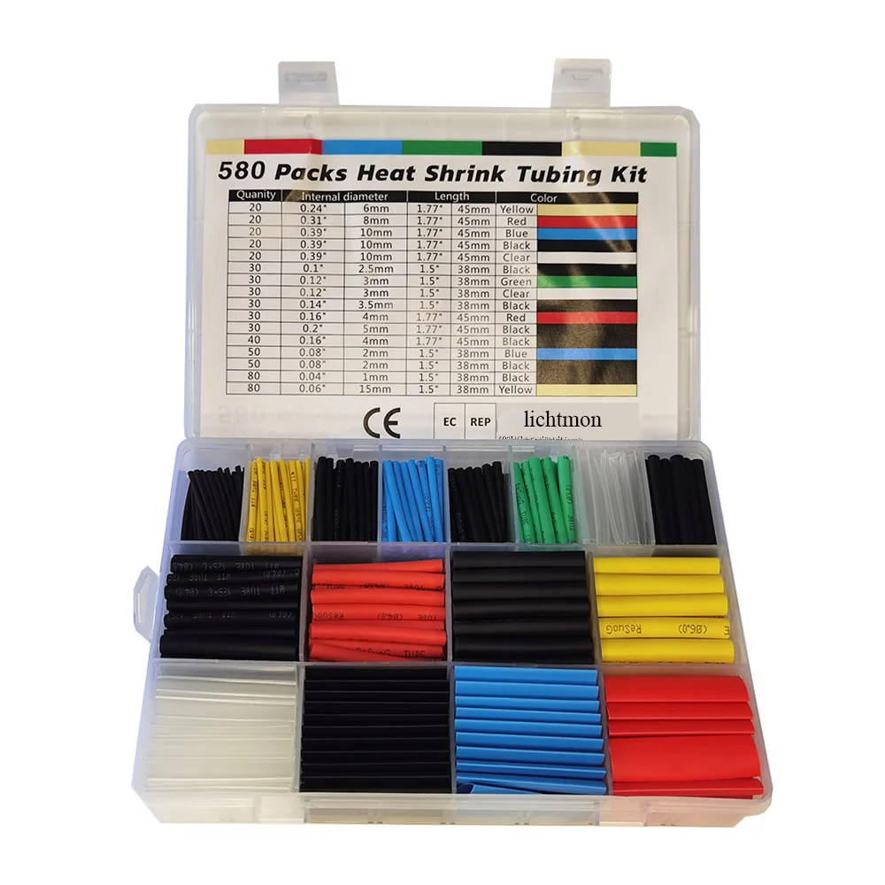 Hittekrimpbuis-Thermoresistant-Krimpkous-Wikkelen-Kit-Kabel-Isolatie ...