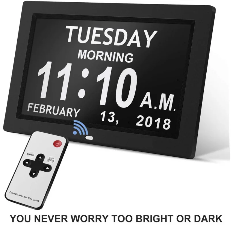 12-Alarms-Digital-LED-Calendar-Clock-with-Multi-Languages-to-display ...