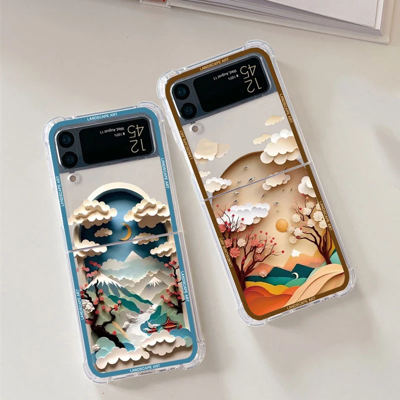 Luxury-3D-Pattern-Landscape-Art-Case-for-Samsung-Galaxy-Z-Flip-5-Case ...