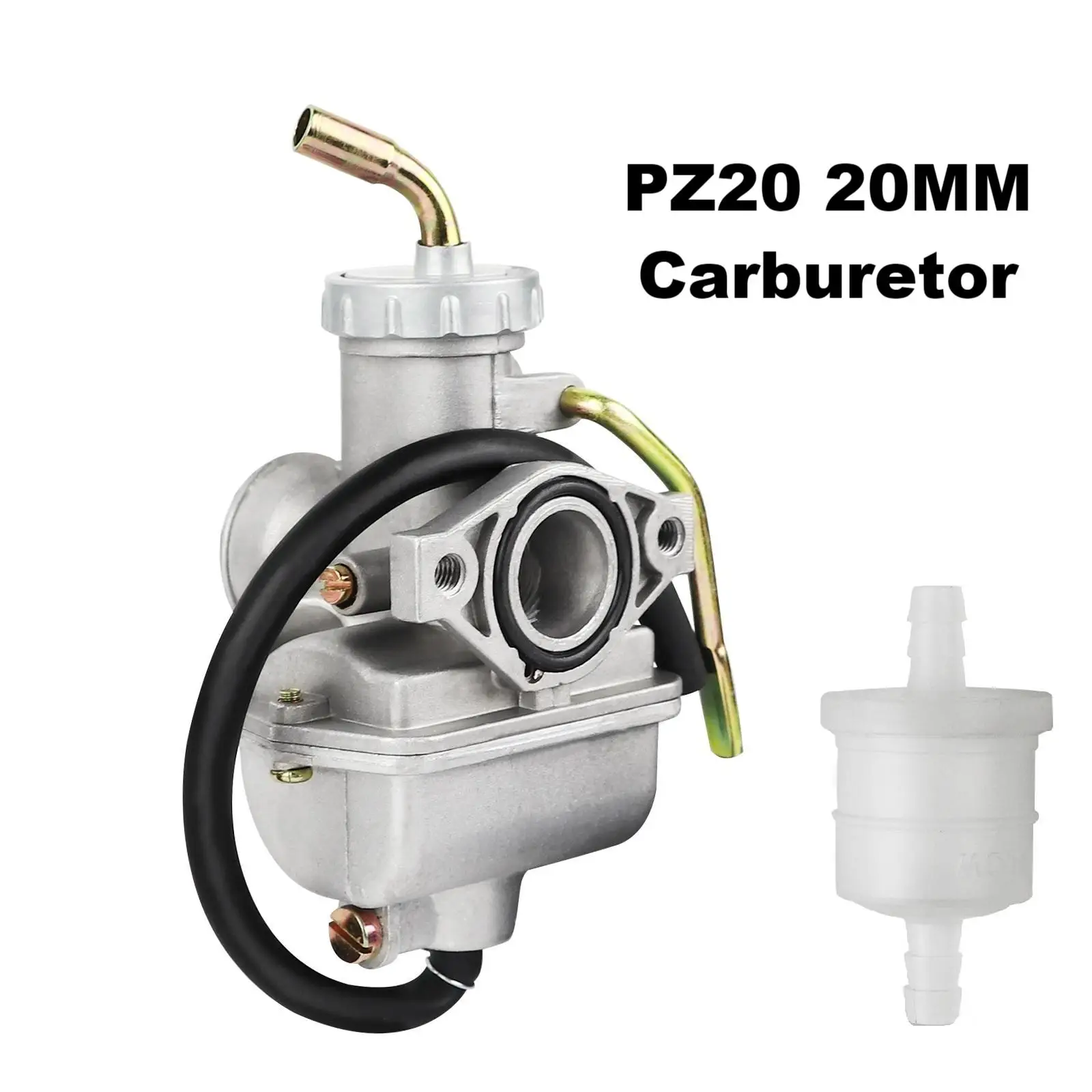 Motorcycle Carburetor PZ20 20mm with Air Fuel Filter for Honda XR CRF ...