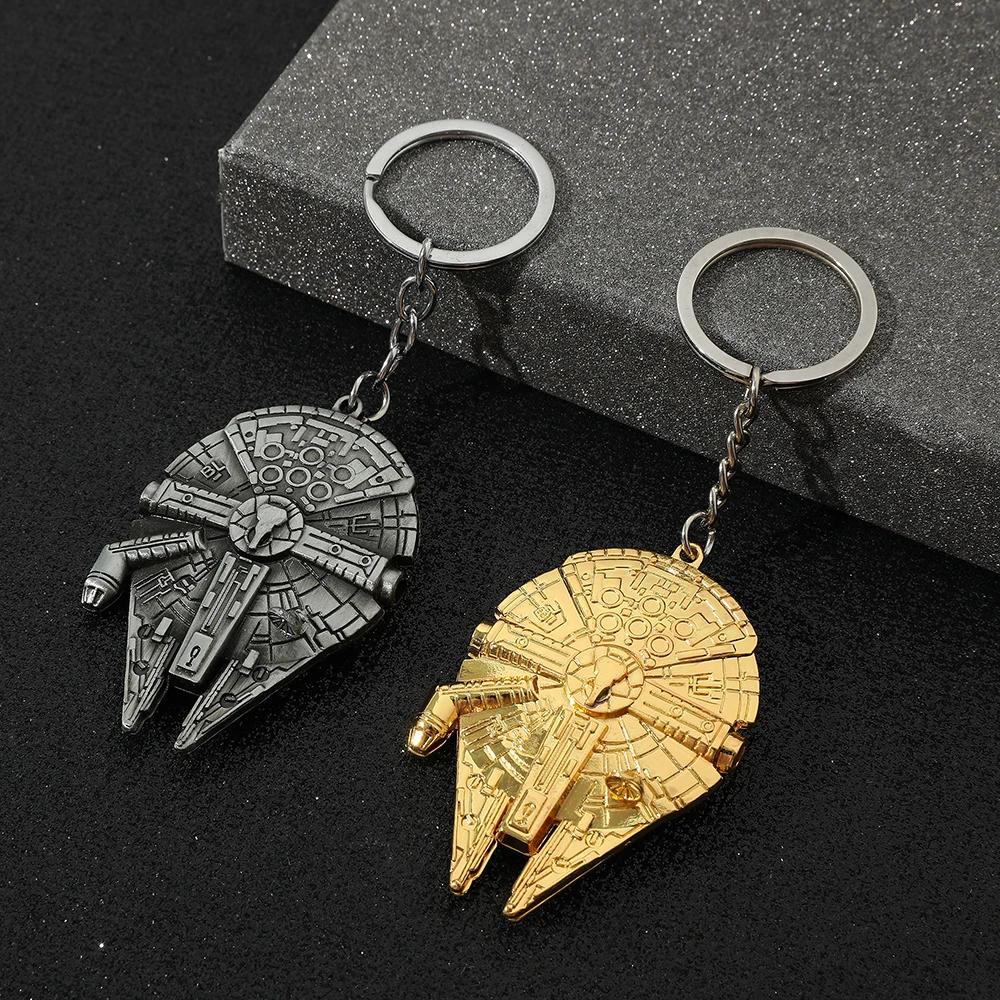 Star Wars Keychain Metal Key Chain | Keychain Star Wars Falcon Ship ...