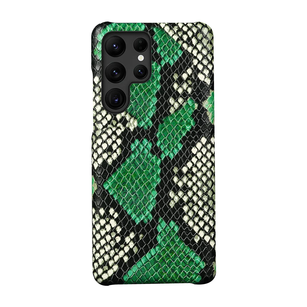 Genuine-Cowhide-Leather-Cover-Case-for-Samsung-Galaxy-S23-S21-S22-Ultra ...