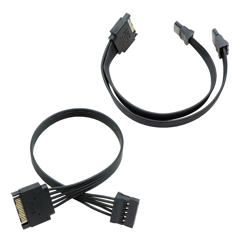 1PCS 20/30CM SATA 15Pin Male to Female Power Extension Cable HDD SSD ...