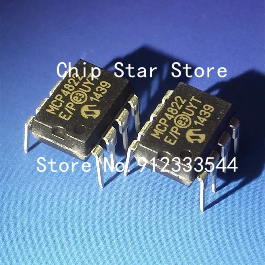1pcs/Lot MCP4822-E/P MCP4822 DIP8 Digital to Analogue Converter 100%New ...