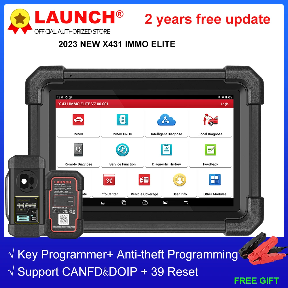LAUNCH X431 IMMO ELITE Key Programmer Car Immobilizer Programming All ...