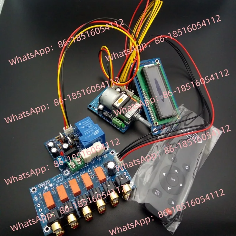 Remote control volume motor potentiometer modification amplifier ...