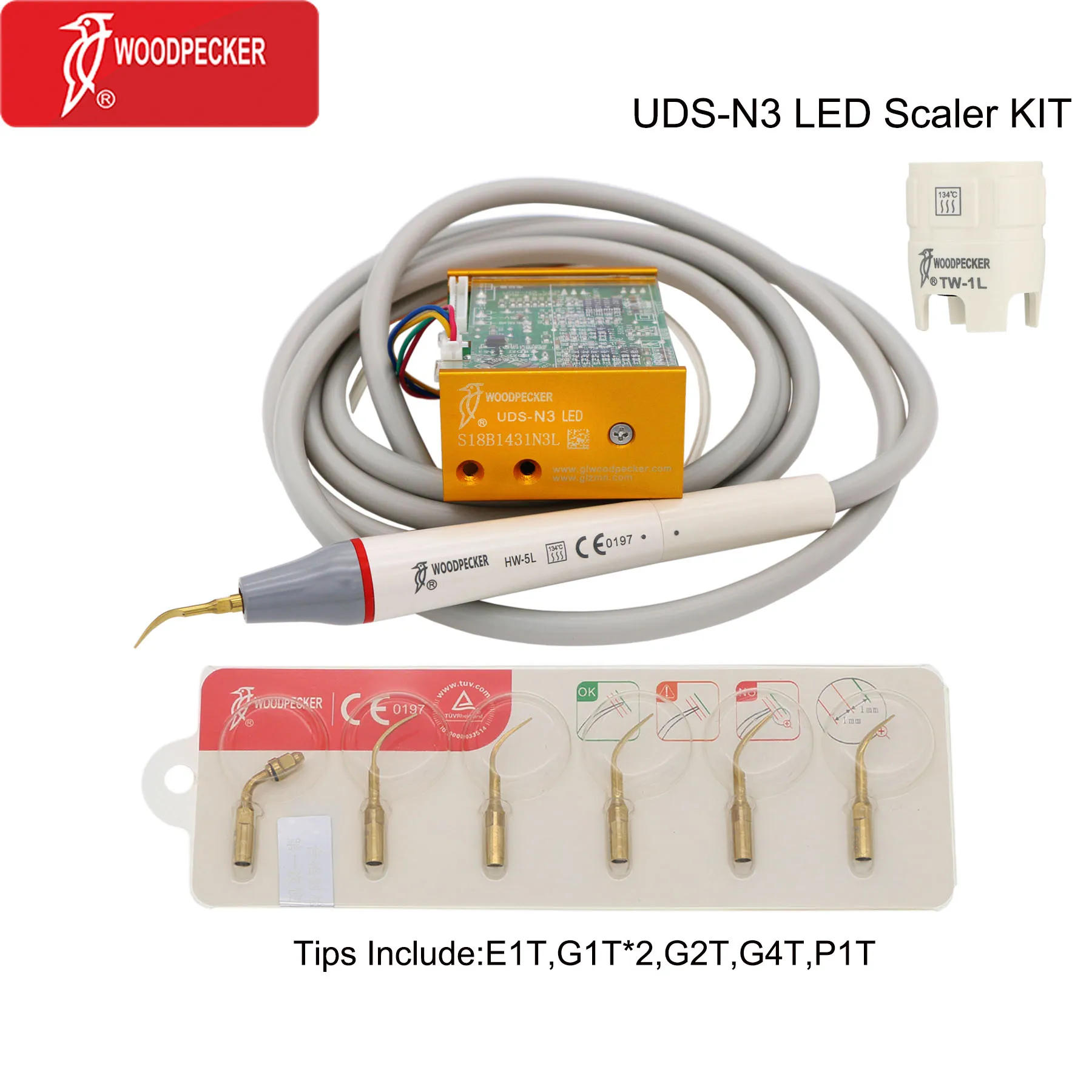 Woodpecker-Dental-Scaler-Ultrasonic-Build-in-UDS-N3-LED-Scaler-Piezo ...