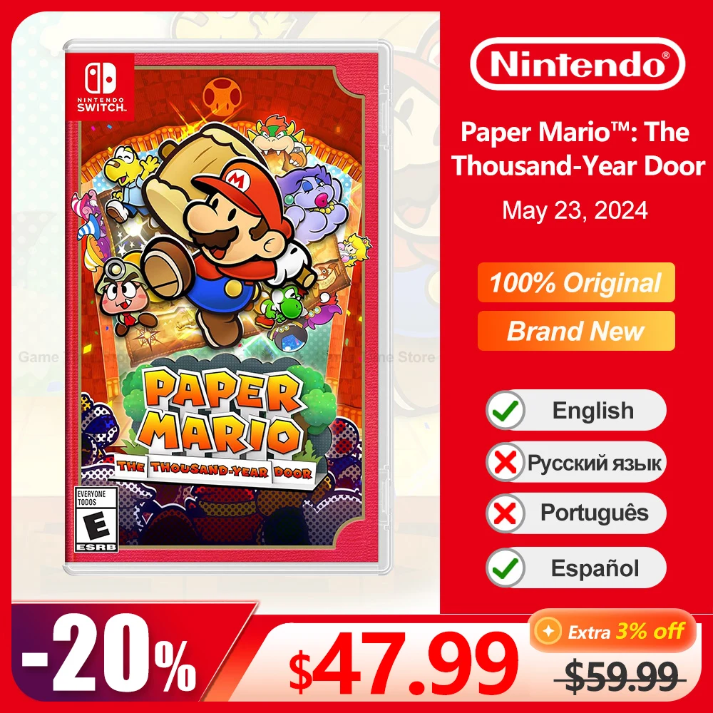 Paper-Mario-The-Thousand-Year-Door-Jogo-Nintendo-Switch-100-Cart-o-de ...