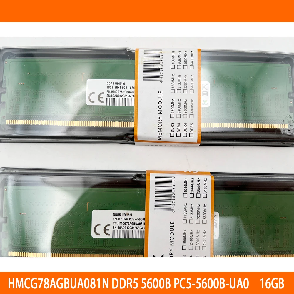 RAM 16GB 16G HMCG78AGBUA081N SK 5600B PC5 5600B UA0 SK Hynix bellek ...