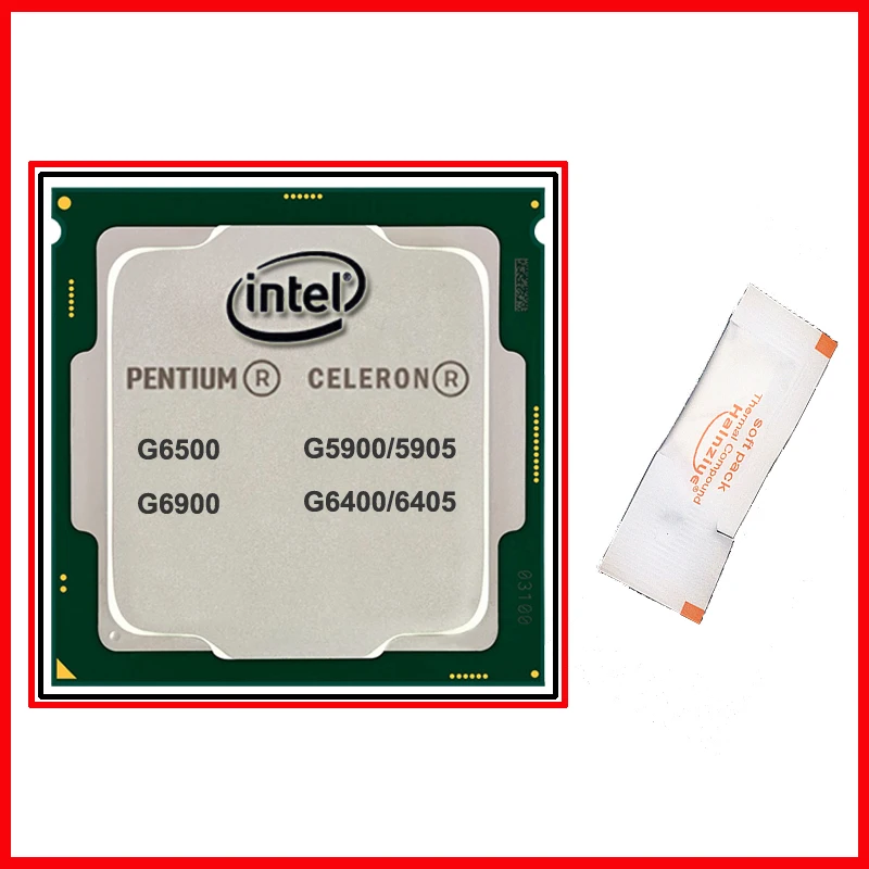 Intel Pentium G7400 LGA 1700 Processor LGA 1200 G6400 G6500 with ...