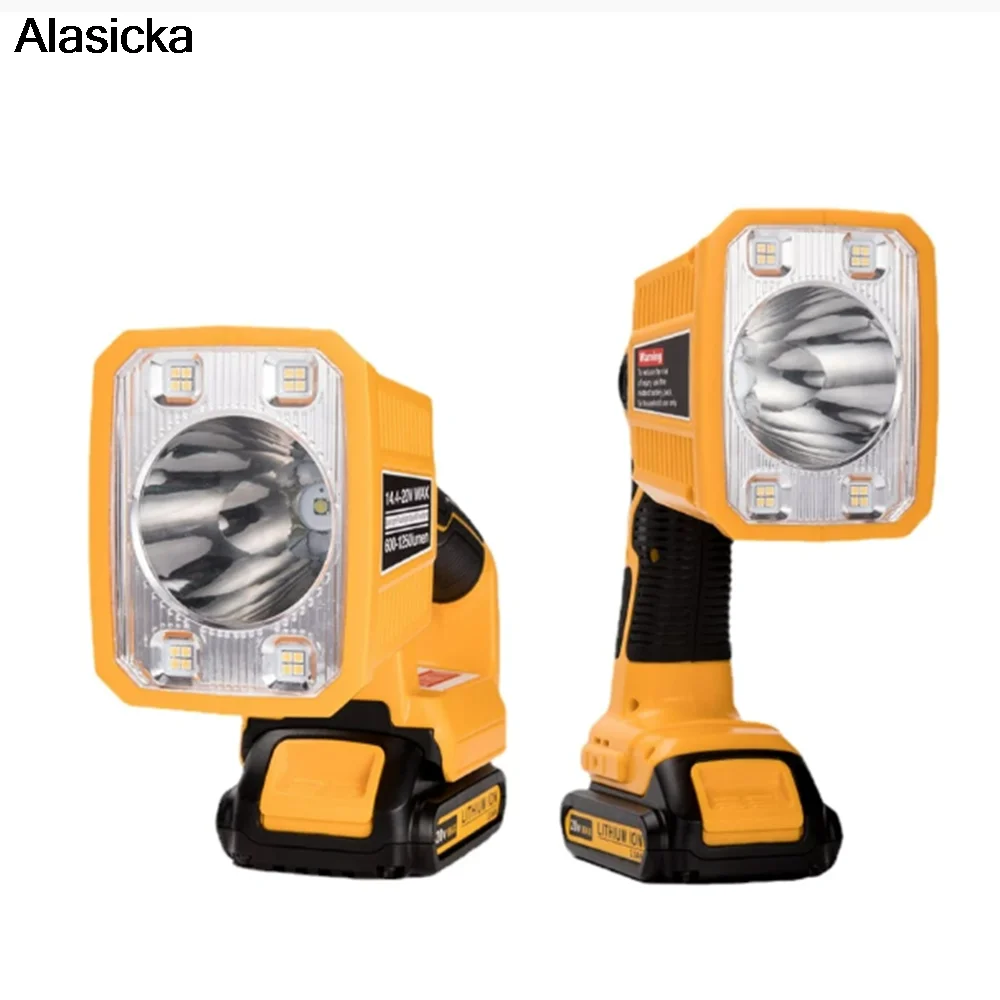 LED-Work-Light-18W-1250LM-Handheld-Torch-Worksite-Light-for-Dewalt-20V ...