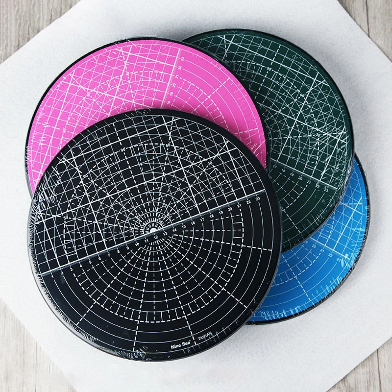 Pottery-Turntable-Cutting-Mats-360-Degree-Workbench-Patchwork-Cut-Pad ...