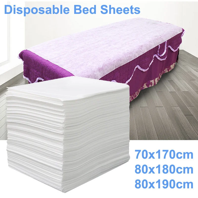 Disposable Bed Sheets Beauty Salon Spa Thin Thickened SMS Sheets Non ...