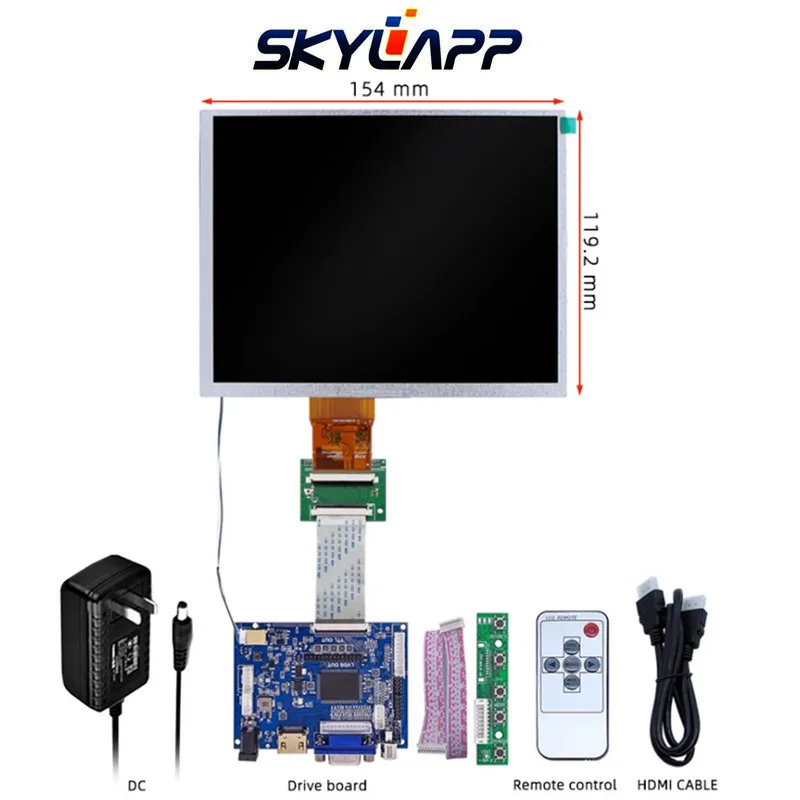 7-Inch-800-480-LCD-Screen-For-CPT-CLAA070MA0ACW-4-3-HDMI-VGA-CVBS-12V ...