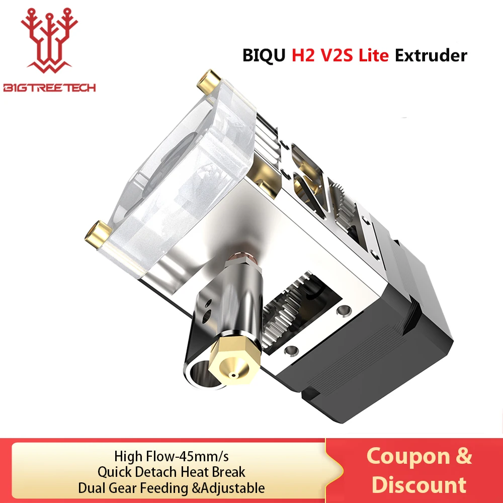 BIQU-H2-V2S-Lite-Direct-Extruder-Dual-Gear-Higher-Flow-Hotend-3D ...