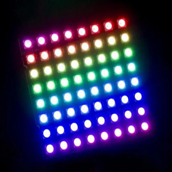 China Low Price WS2812 LED 5050 RGB 8x8 64 LED Matrix For - Quotation ...