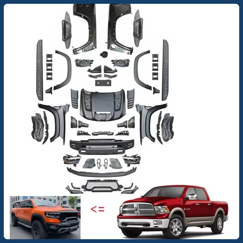 CONVERSION BODY KIT for DODGE RAM 1500 UPGRADE to RAM TRX: Real-World ...