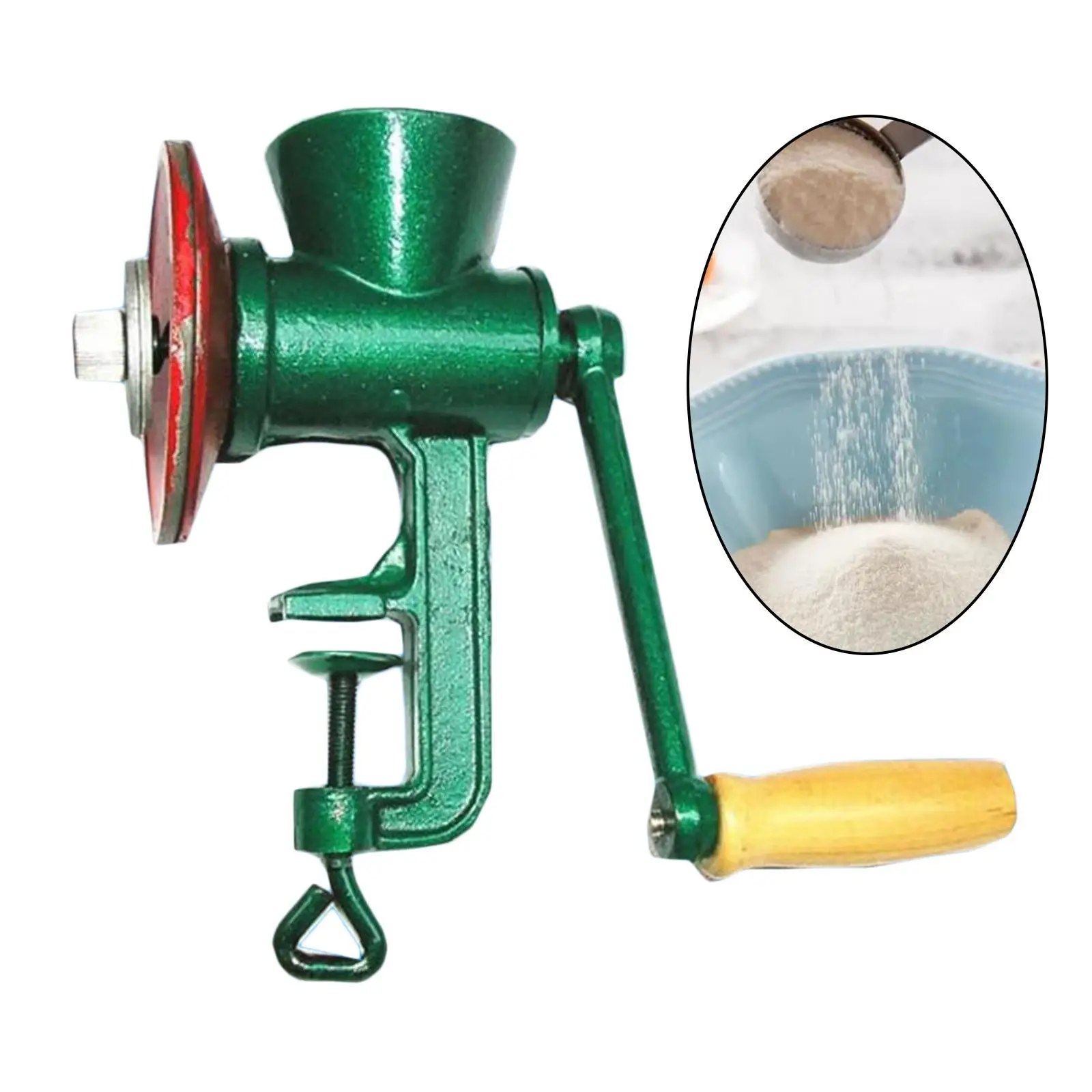 Wheat-Nuts-Crusher-Adjustable-Coarseness-Spice-Table-Clamp-Oats-Bean ...