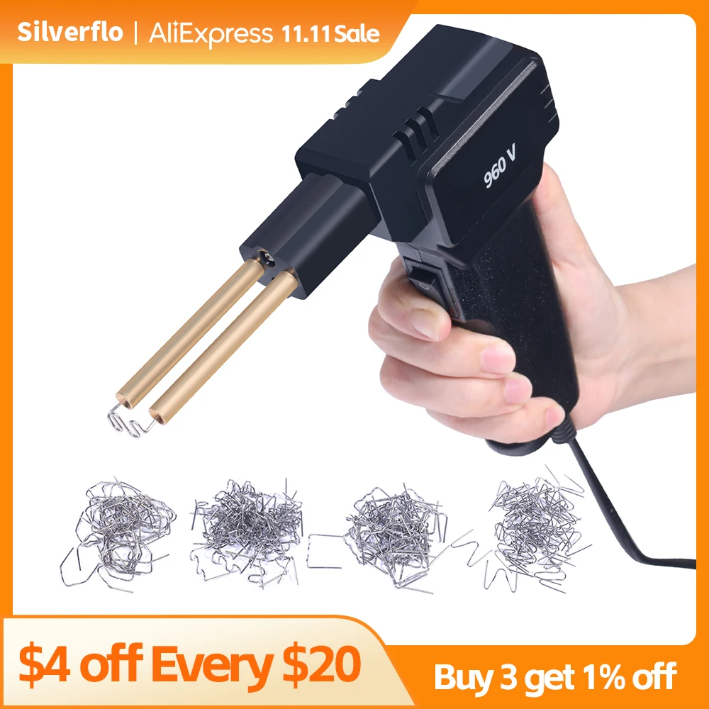 Silverflo-960-V-Plastic-Welder-Gun-Rapid-Heating-Hot-Stapler-Portable ...