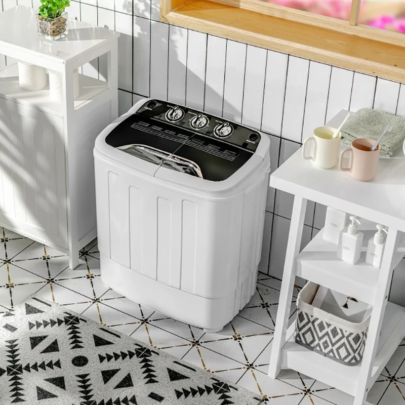 Machine-laver-Portable-semi-automatique-8-lbs-Mini-Machine-laver-deux ...