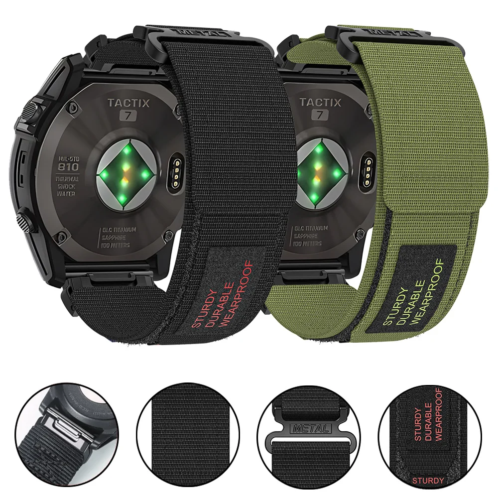 22mm-26mm-Easyfit-Strap-For-Garmin-Epix-Gen-2-Pro-Quick-Fit-Nylon ...