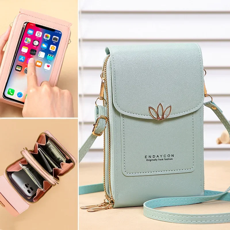 Endaycon-Bolsa-pequena-para-telefone-crossbody-para-mulheres-elegante-e ...