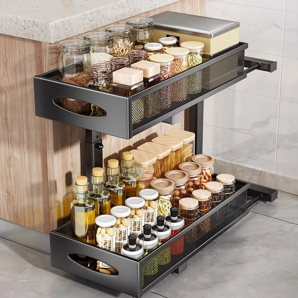 2-Tier-Slide-Out-Storage-Shelf-With-Mesh-Sliding-Drawers-14-1-17-3 ...