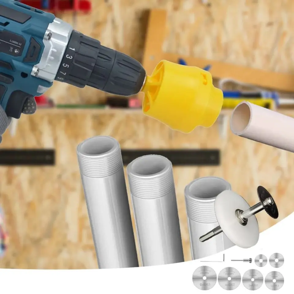 Pipe Threading Tool Pipe Thread Cutting Tool Set - 1/2 & 3/4 Inch PVC ...