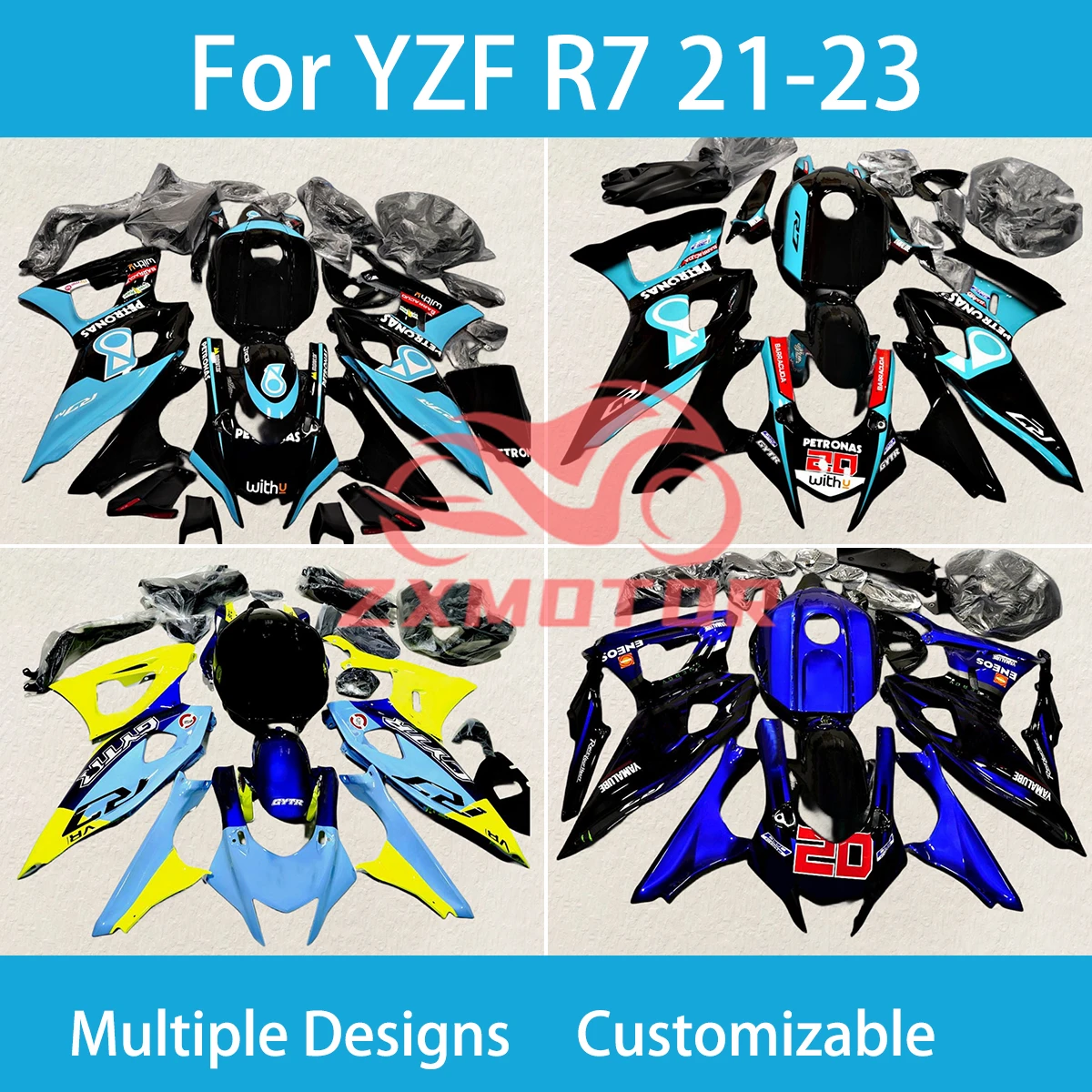 Racing-Motorcycle-Fairings-YZF-R7-21-22-23-Refitting-Customized-Shell ...