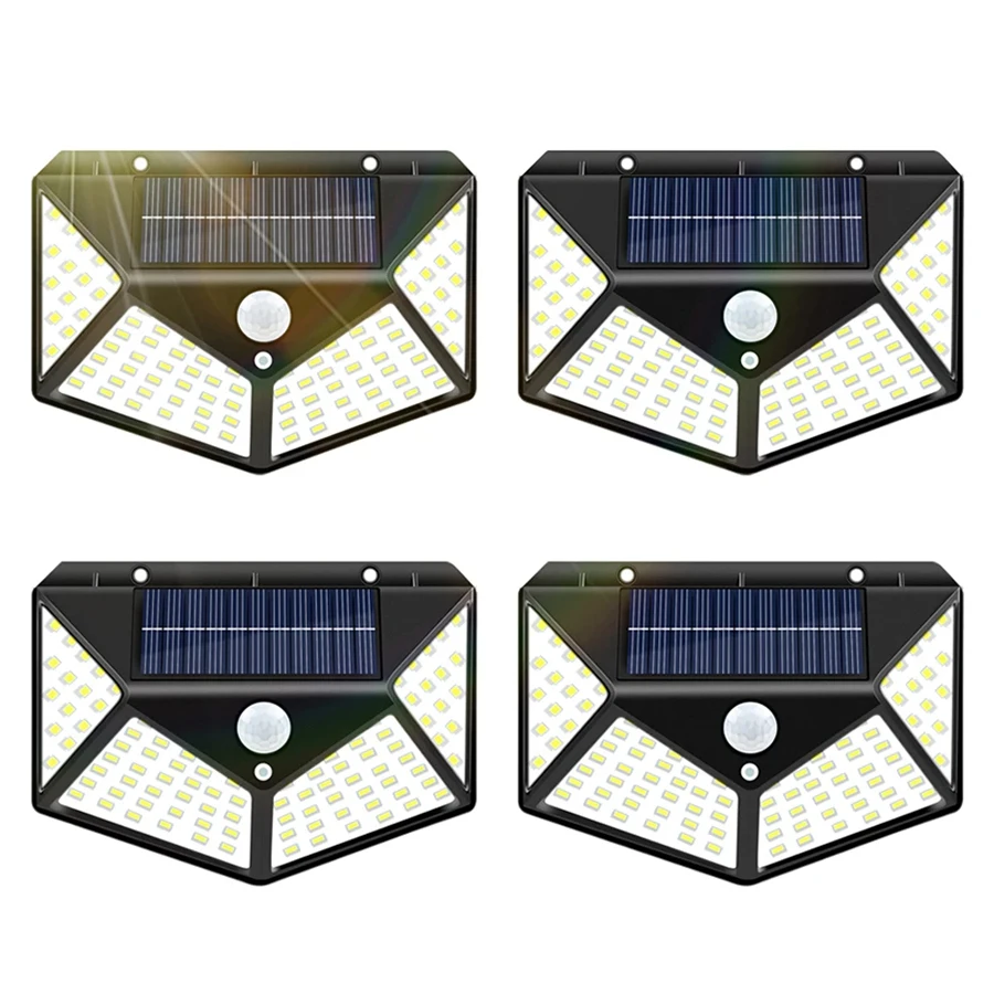 Luces-solares-LED-para-exteriores-l-mpara-Solar-externa-impermeable ...