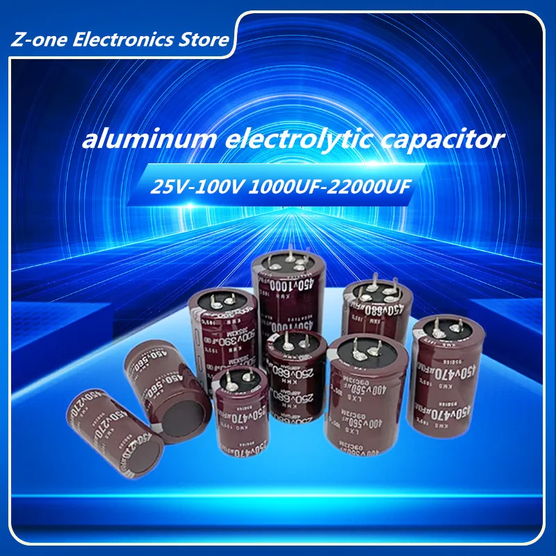 high-quality-Aluminum-Electrolytic-Capacitor-25V-35V-50V-63V-80V-100V ...