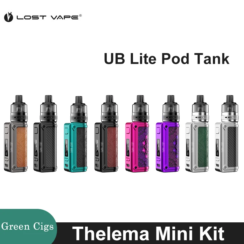 Original Lost Vape Thelema Mini Kit 45W1500mAh Battery 3.5ml UB Lite ...