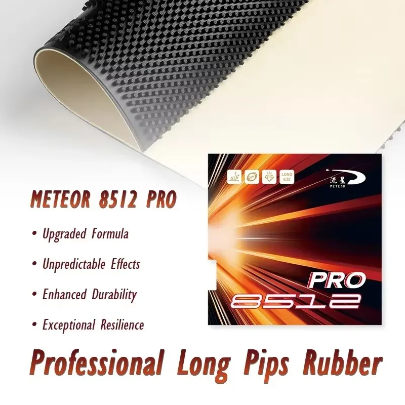 METEOR-8512-PRO-Table-Tennis-Rubber-Long-Pips-Chop-Block-Inner-energy ...